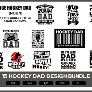 Hockey Dad Design Bundle Hockey Dad Hockey Dad SVG - Etsy