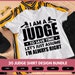 Judge Design Bundle Judge SVG Judge Shirt Judge Funny Shirt Judge Funny ...