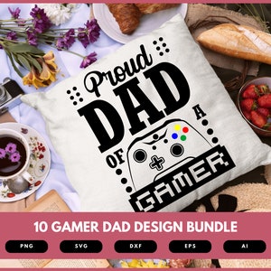 Gamer Dad | Gamer Dad SVG | Super Daddy | Gaming Dad | Gamer Dad PNG ...