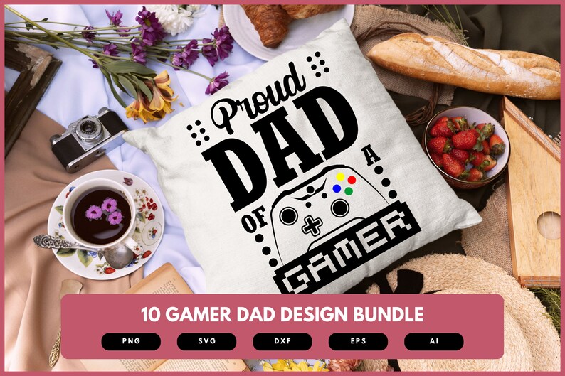 Gamer Dad Gamer Dad SVG Super Daddy Gaming Dad Gamer - Etsy