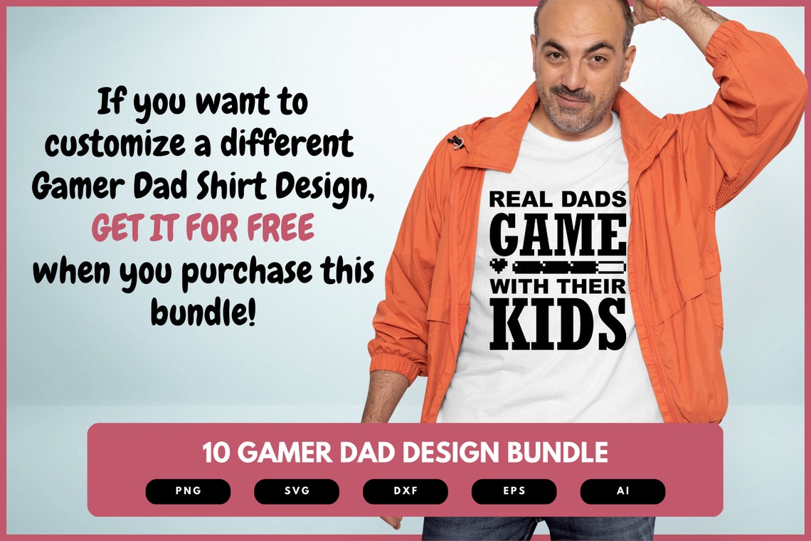 Gamer Dad | Gamer Dad SVG | Super Daddy | Gaming Dad | Gamer Dad PNG ...