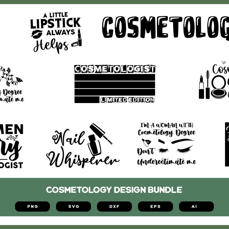 Cosmetology Svg - Etsy