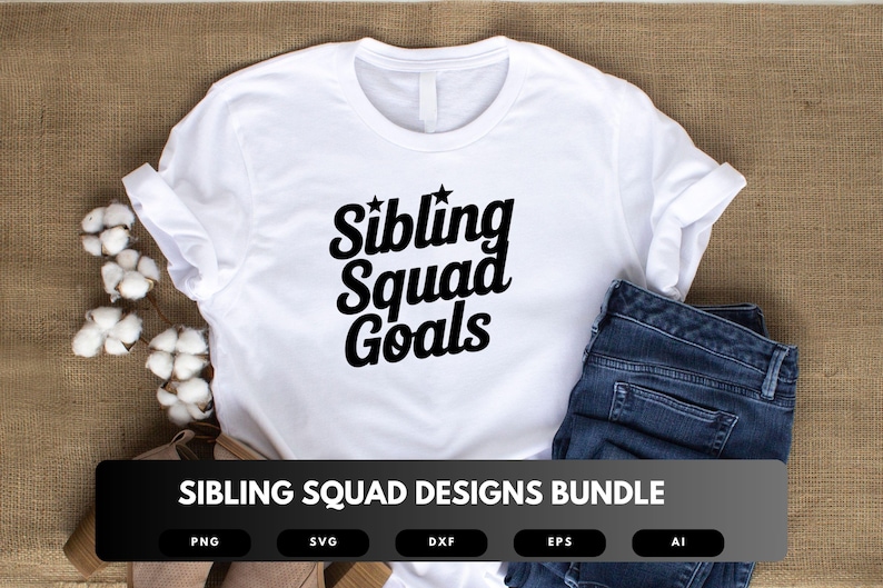 Sibling Squad SVG Bundle | Funny Sibling Quotes, Family Clipart ...