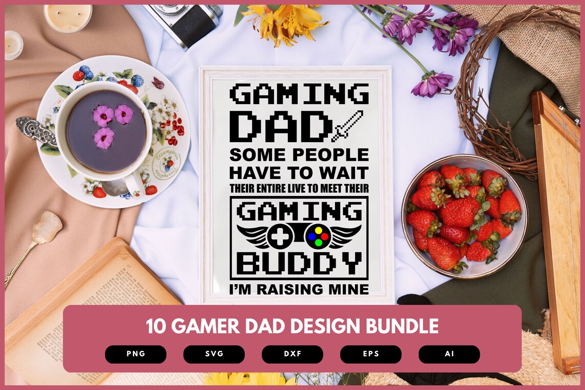 Gamer Dad | Gamer Dad SVG | Super Daddy | Gaming Dad | Gamer Dad PNG ...