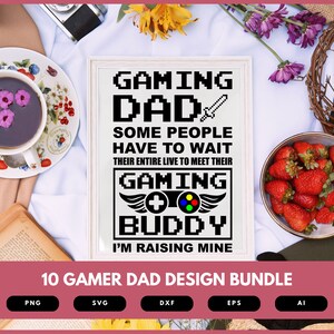 Gamer Dad | Gamer Dad SVG | Super Daddy | Gaming Dad | Gamer Dad PNG ...