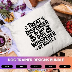 Dog Trainer SVG Bundle | Dog Training Clipart, Pet Obedience Silhouette ...