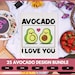 Avocado Design Bundle Avocado Shirt Avocado Mug Avocado SVG Avocado PNG ...