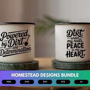Homestead SVG Bundle | Farm Life Quotes , Country Living Cut Files for ...
