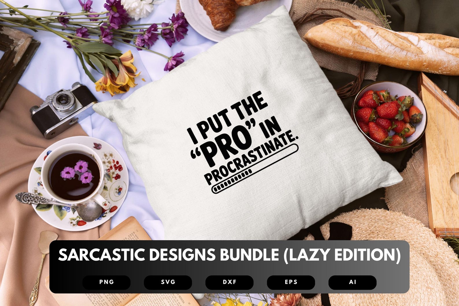Sarcastic Lazy SVG Bundle | Funny Quotes and Designs for Lazy Days ...