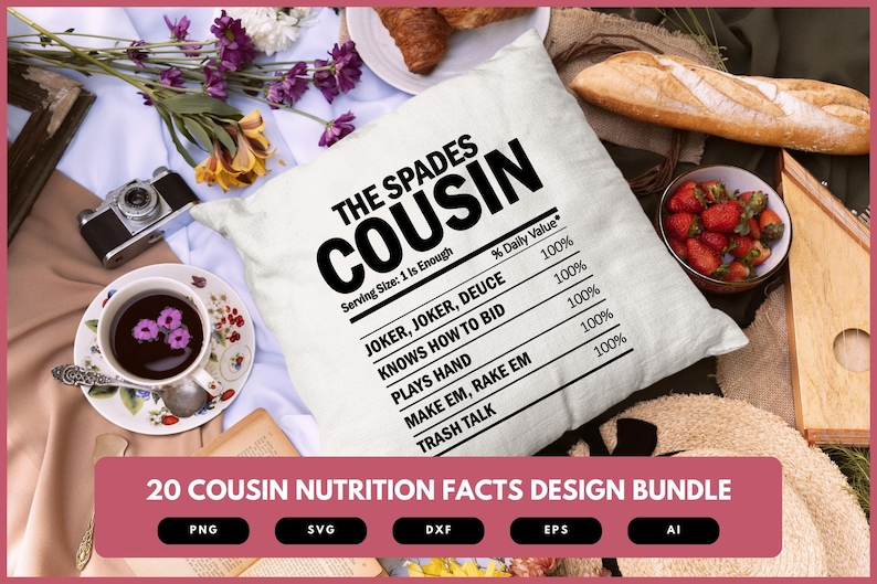 Cousin Nutrition Facts Design Bundle Cousin Nutrition Design - Etsy