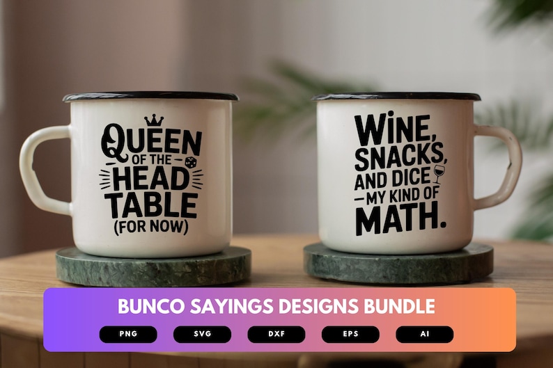 Bunco SVG Bundle | Funny Dice Game Sayings, Party Clipart & Cricut Cut ...