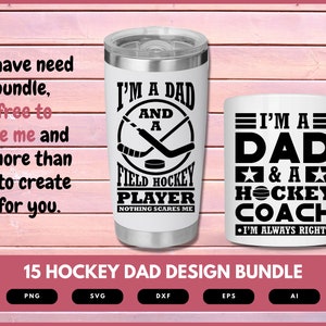 Hockey Dad Design Bundle Hockey Dad Hockey Dad SVG - Etsy
