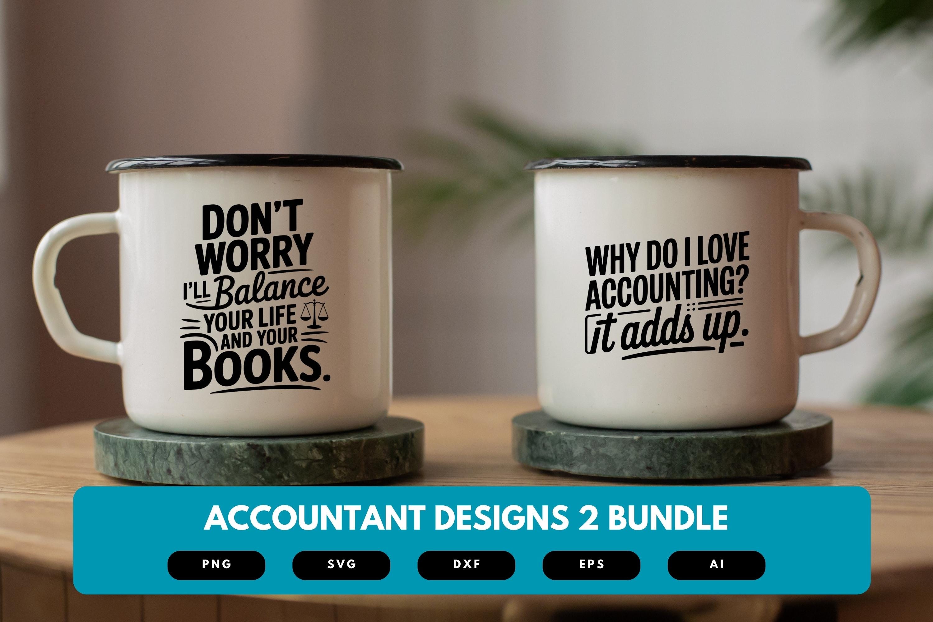 Accountant SVG Bundle | Accounting Clipart, Tax Season Silhouette Cut ...