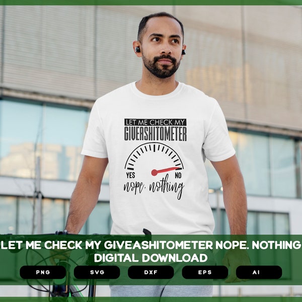 Giveashitometer Svg - Etsy