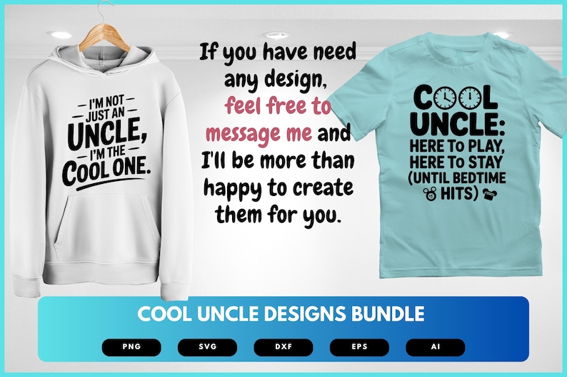 Uncle SVG Bundle | Funny Uncle Quotes & Funcle Life Cut Files for ...