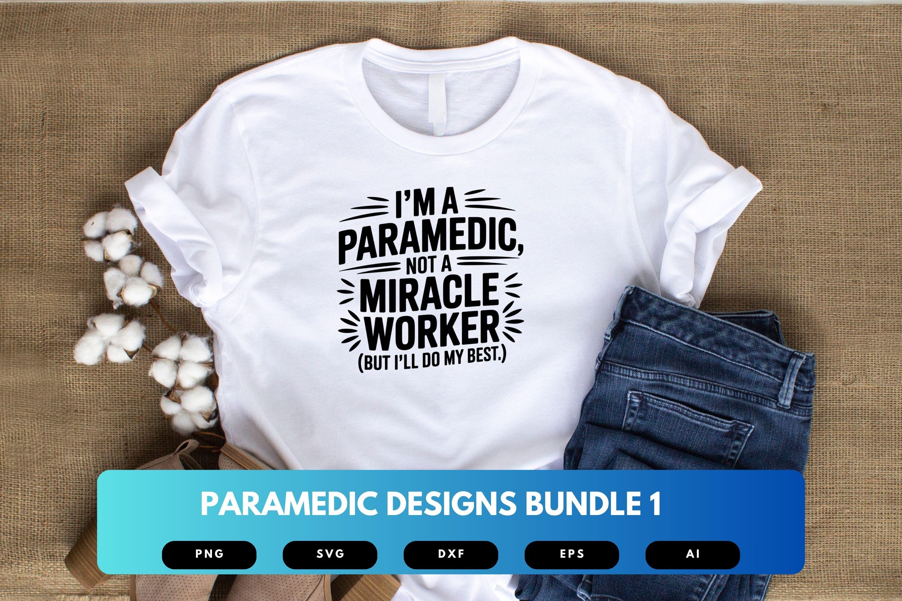 Paramedic SVG Bundle | EMS Clipart, Medical Responder Silhouette Cut ...