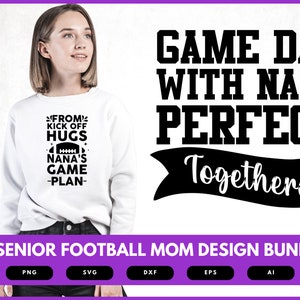 Football Nana SVG Design Bundle | Football Nana SVG | Football Nana ...