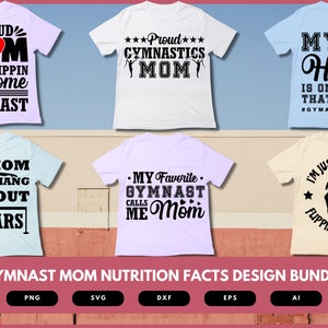 Gymnast Mom Design Bundle | Gymnastics Mom | Gymnastics Mom Design ...