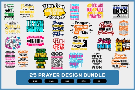 Prayer Bundle Prayer Quotes Prayer Saying Prayer SVG | Etsy