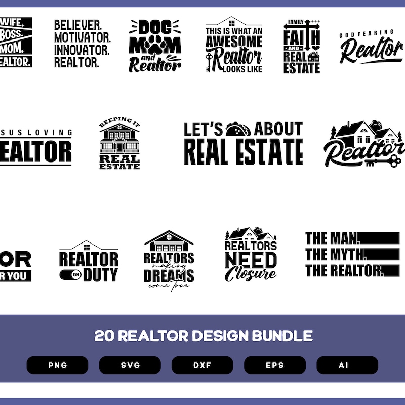 Real Estate Svg - Etsy