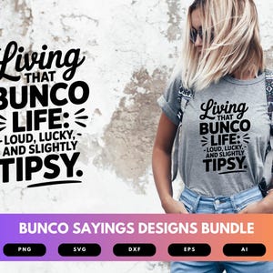 Bunco SVG Bundle | Funny Dice Game Sayings, Party Clipart & Cricut Cut ...