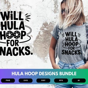 Hula Hoop SVG Bundle | Dance , Fitness Clipart, Hoop Art Designs ...