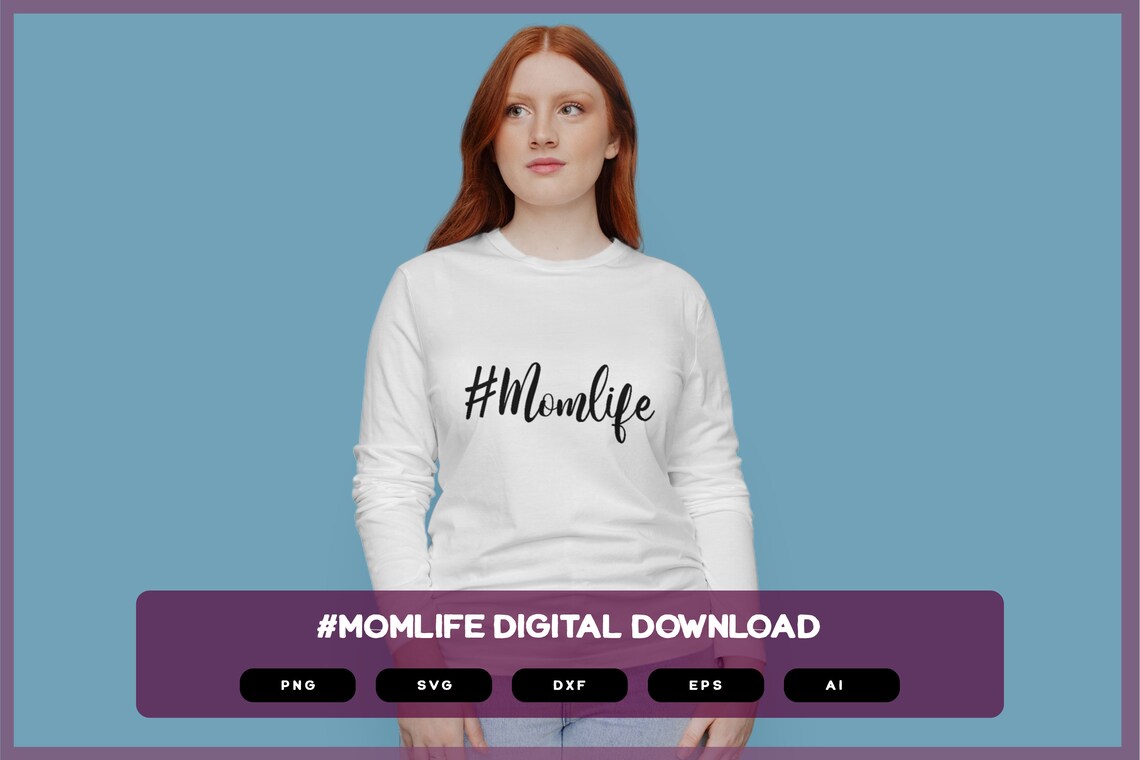 Mom Life Mom Car Svg Decals SVG Shirts Mugs Vinyl - Etsy