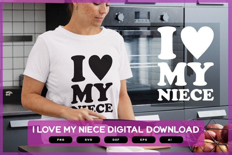 Niece Design Bundle I Love My Niece Niece SVG Niece PNG - Etsy