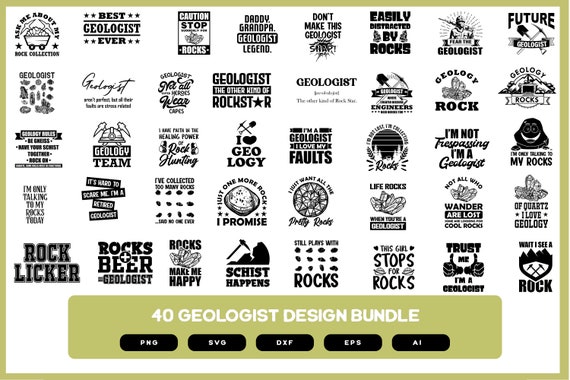 40 Geologist Design Bundle 40 Geologist Design Geologist - Etsy