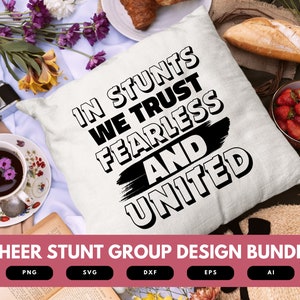 Cheer Stunt Group SVG Design Bundle | Cheer Stunt SVG | Cheer Stunt ...