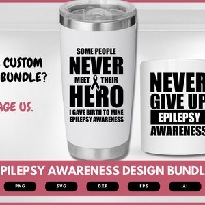 Epilepsy Awareness Design Bundle | Epilepsy Design | Epilepsy Awareness ...