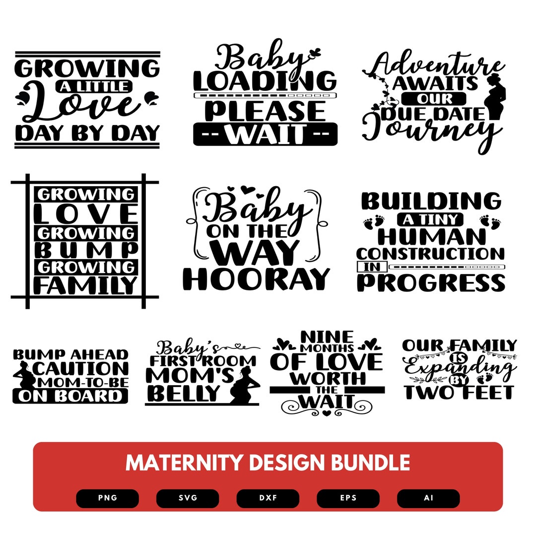 Maternity SVG | Cricut Maternity Designs | Maternity Files | Maternity ...