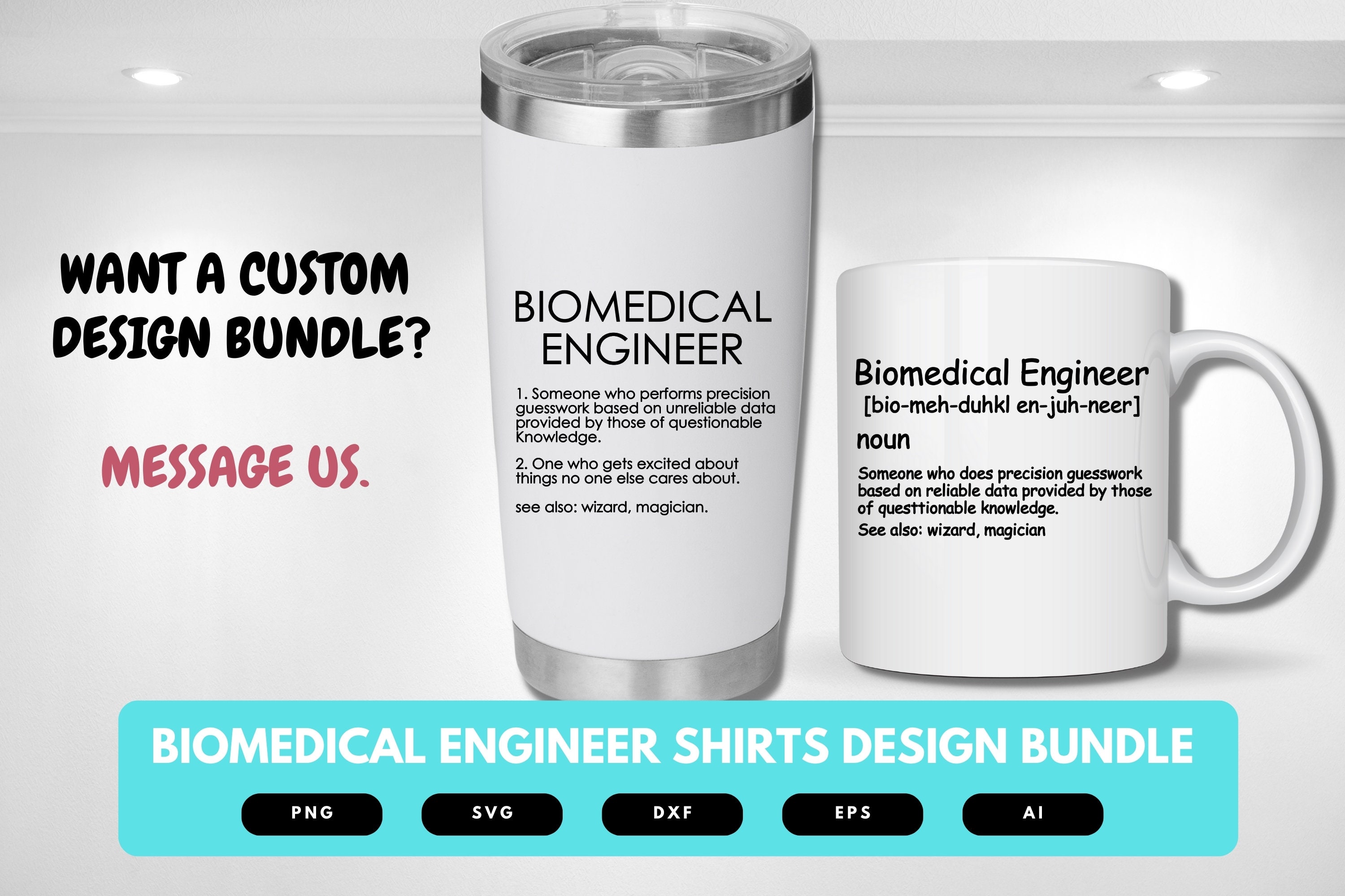 Biomedical Engineer SVG | Biomedical Design Files | Engineering Cut ...