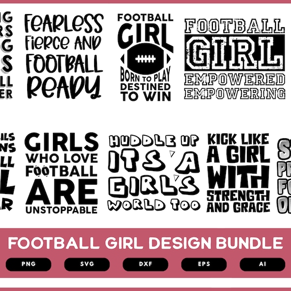 Football Girl - Etsy