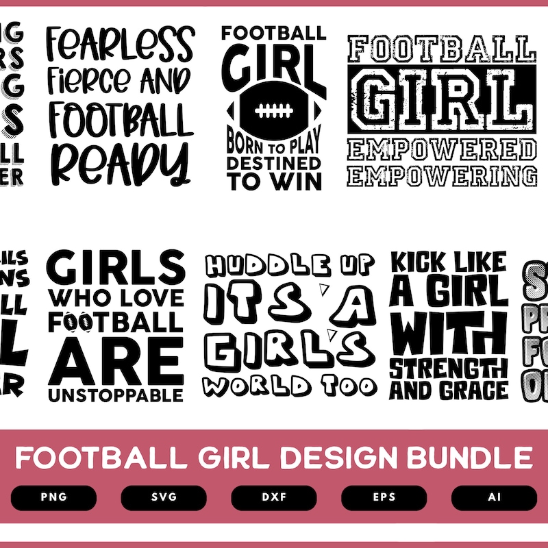 Football Girl - Etsy