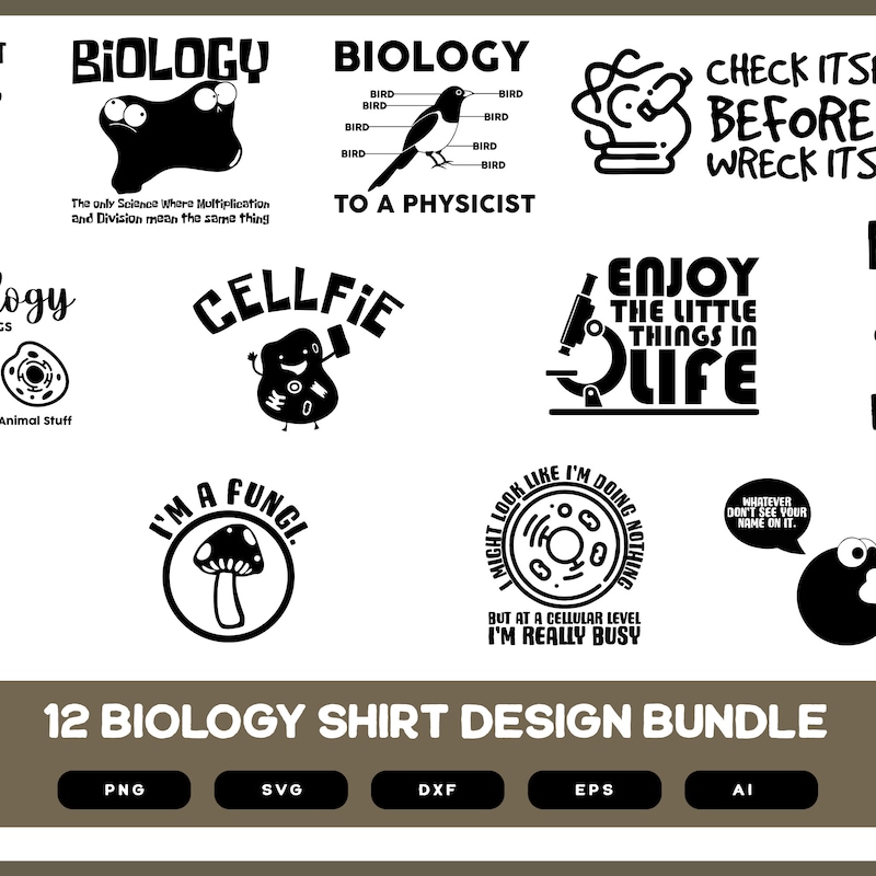 Biology Svg - Etsy