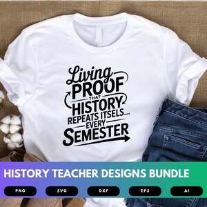 History Teacher SVG Bundle | Funny History Quotes, School Cut Files for ...