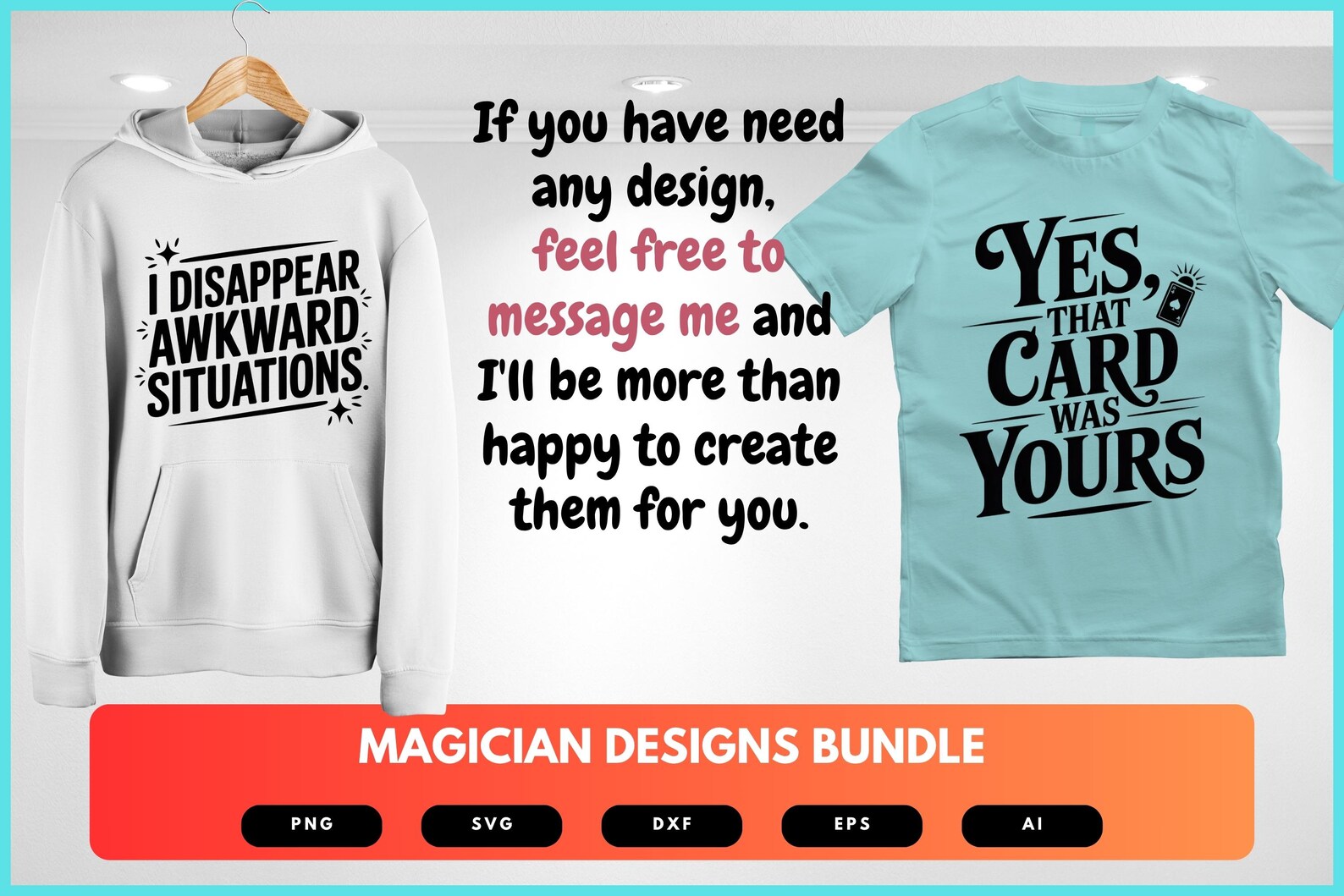 Magician SVG Bundle | Magic Show Clipart, Illusionist Silhouette Cut ...