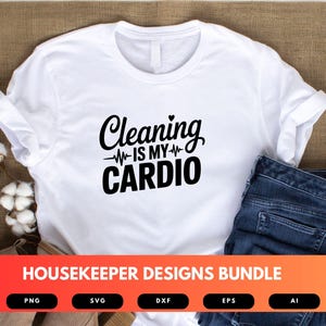 Housekeeper SVG Bundle | Cleaning Quotes, Maid Life Clipart , Cut Files ...
