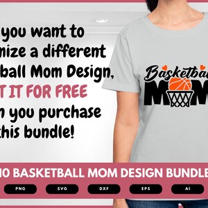 Basketball Mom Design Bundle | Basketball Mom SVG | Basketball ...