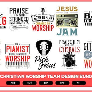 Christian Worship Team Design Bundle | Praise and Worship | Praise and ...