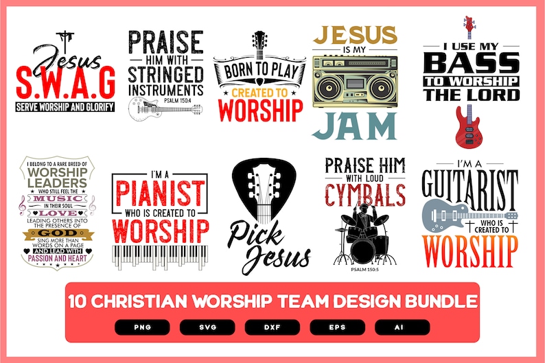 Christian Worship Team Design Bundle | Praise and Worship | Praise and ...
