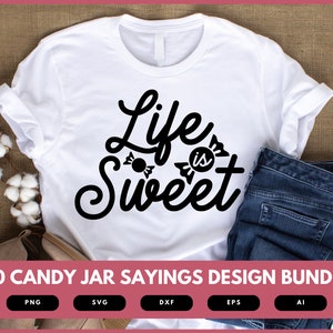 Candy Jar Sayings Design Bundle | Candy Jar Quotes | Candy Label ...