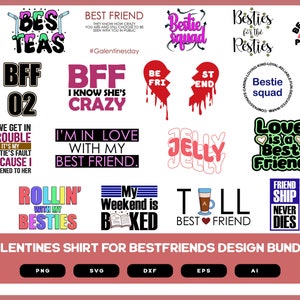 Best Friends Design Bundle Best Friends Funny Bestfriends Gift for Best ...