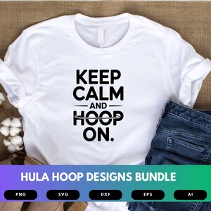 Hula Hoop SVG Bundle | Dance , Fitness Clipart, Hoop Art Designs ...