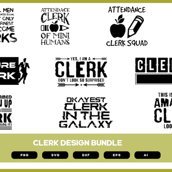 Clerk Stickers - Etsy