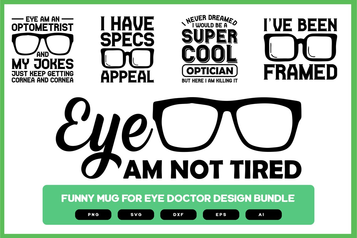 Funny Mug for Eye Doctor Design Bundle Eye Doctor SVG Eye - Etsy