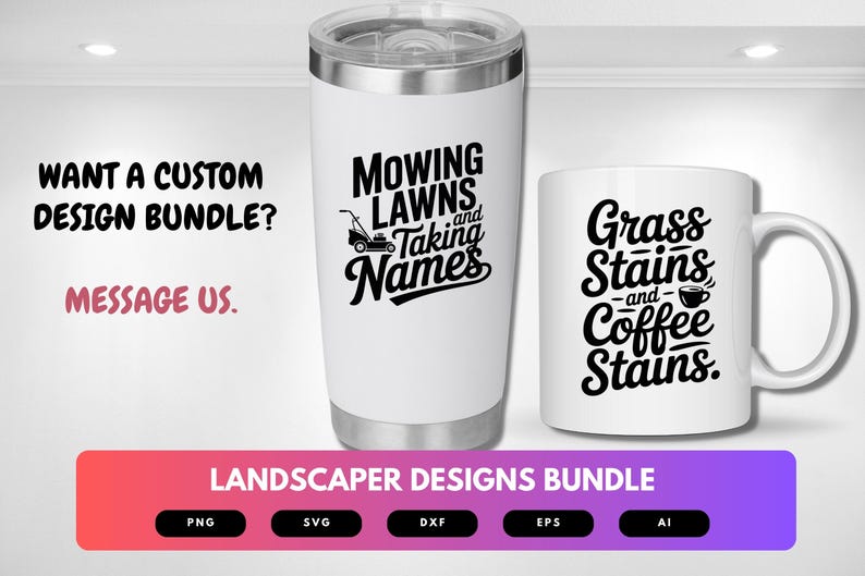 Landscaper SVG Bundle | Lawn Care Clipart, Gardening , Yard Work Quote ...