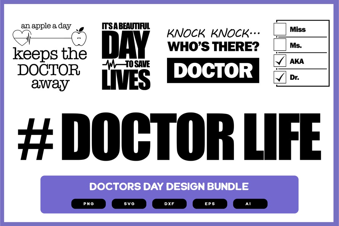 Doctors Day | Doctors Day Design Bundle | Doctors Shirt | Doctors Day ...