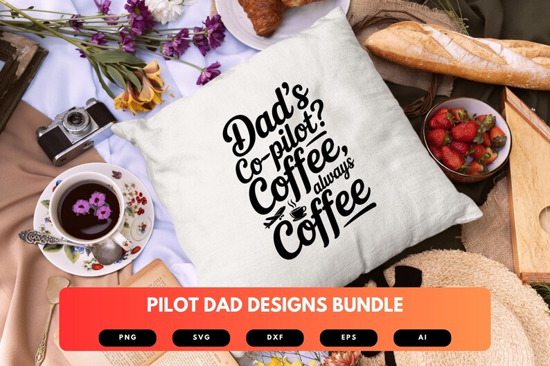 Pilot Dad SVG Bundle | Aviation Clipart, Funny Flying-themed Silhouette ...